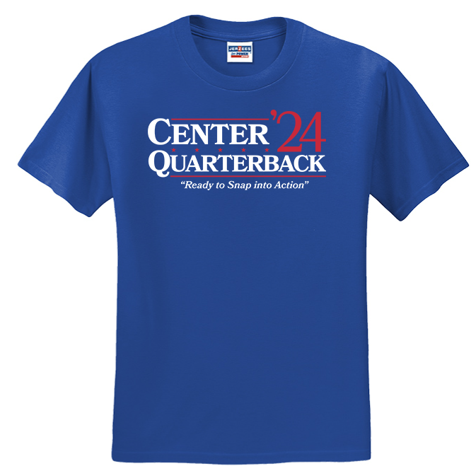 CENTER QUARTERBACK '24 - T-Shirt – Lineman Probs