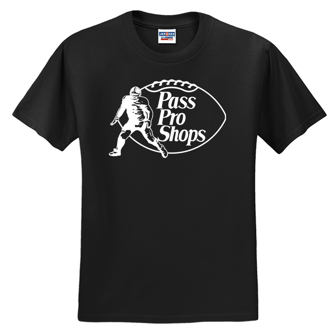 Pass Pro Shops (White) - T-Shirt – Lineman Probs