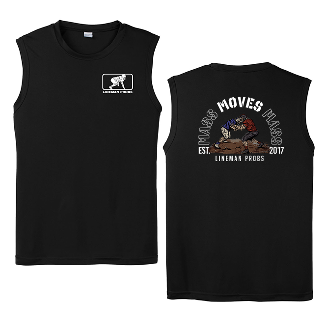 BIG BONED - MASS MOVES MASS - Muscle T-Shirt – Lineman Probs