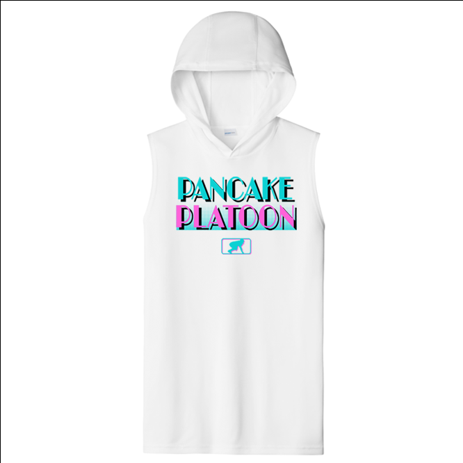 PANCAKE PLATOON (Vice) - Hooded Muscle T-Shirt – Lineman Probs