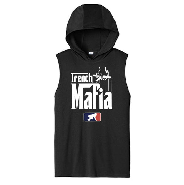 TRENCH MAFIA - Hooded Muscle Tee – Lineman Probs