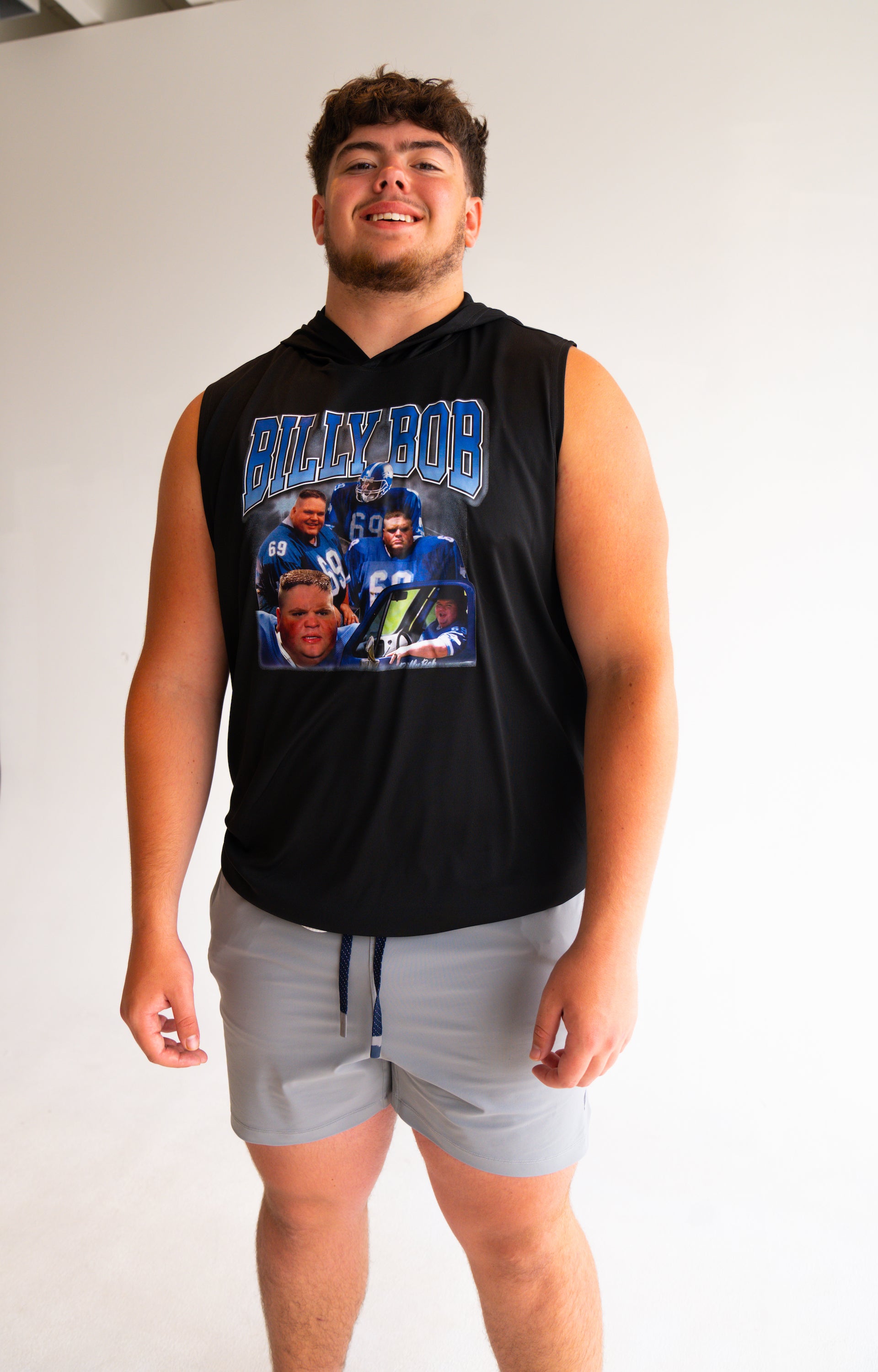 BILLY BOB - Hooded Muscle Tee – Lineman Probs