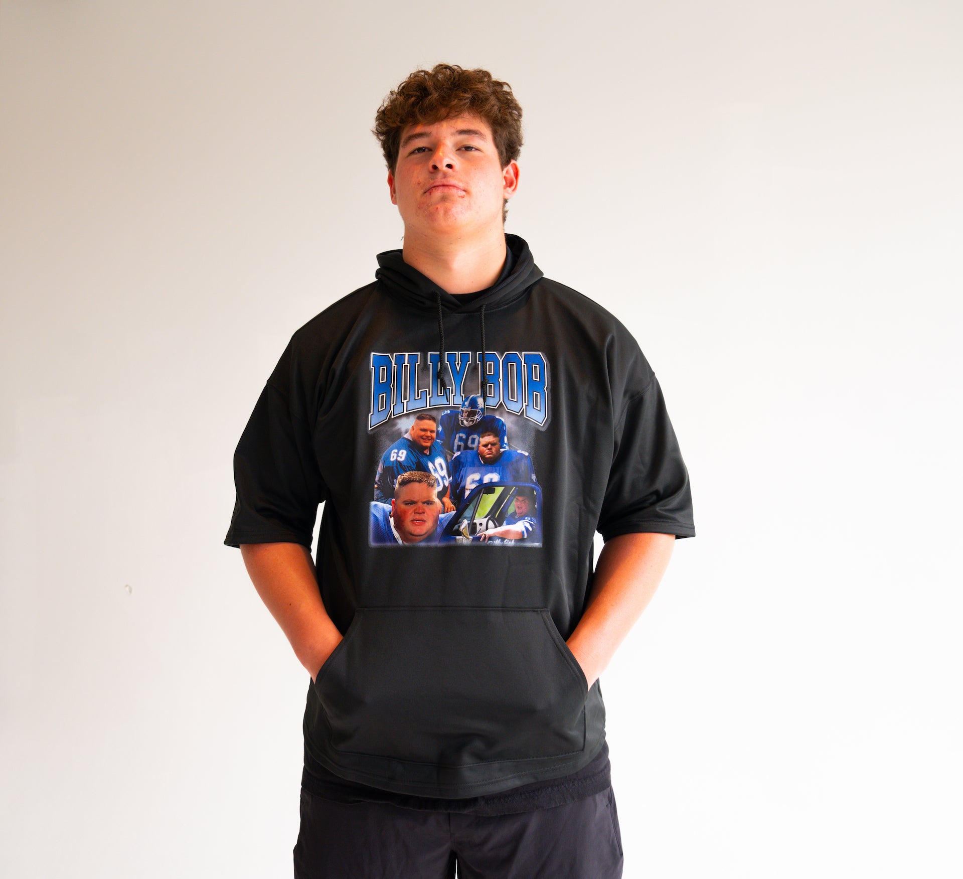 BILLY BOB - Short Sleeve Hoodie – Lineman Probs