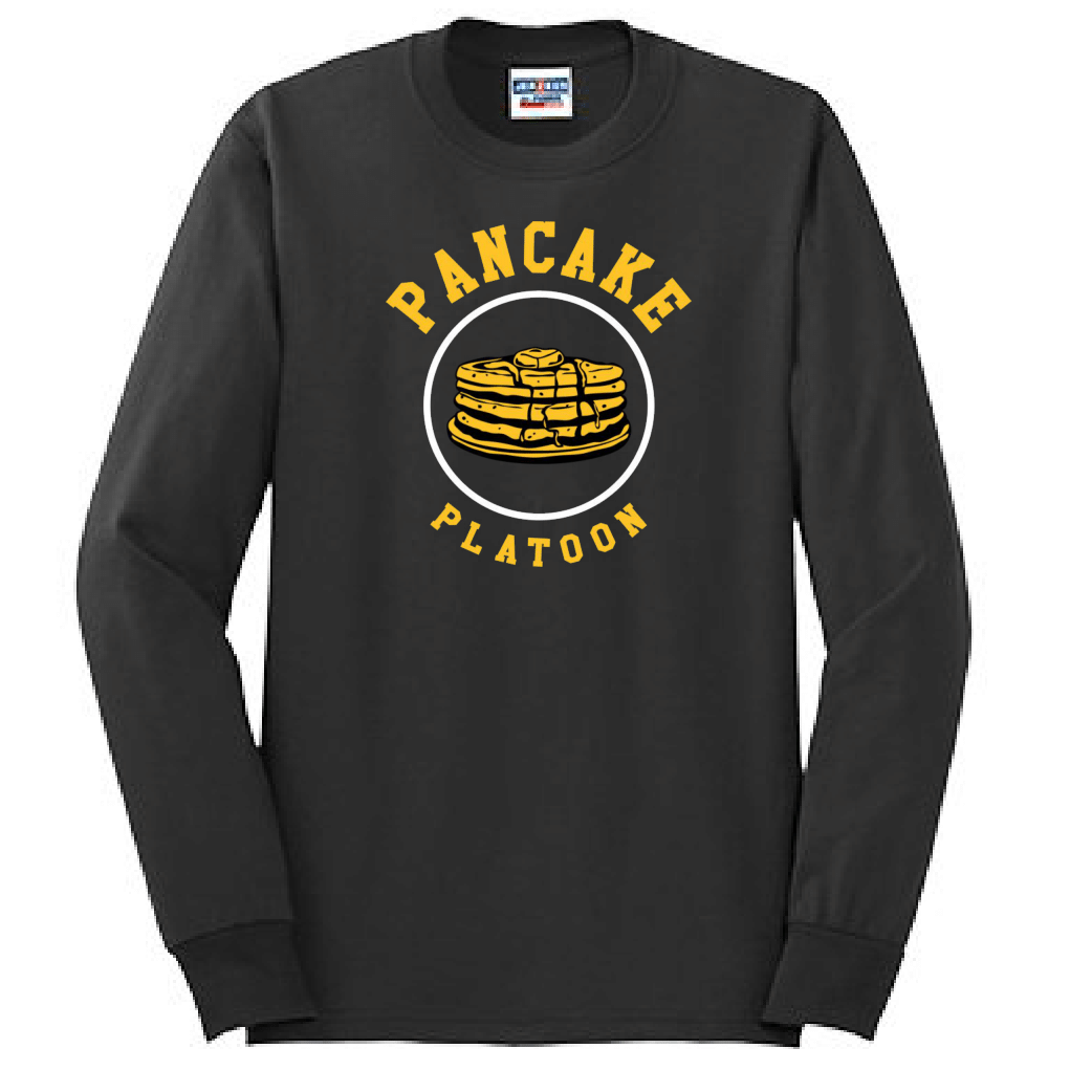 PANCAKE PLATOON - Long Sleeve T-Shirt – Lineman Probs