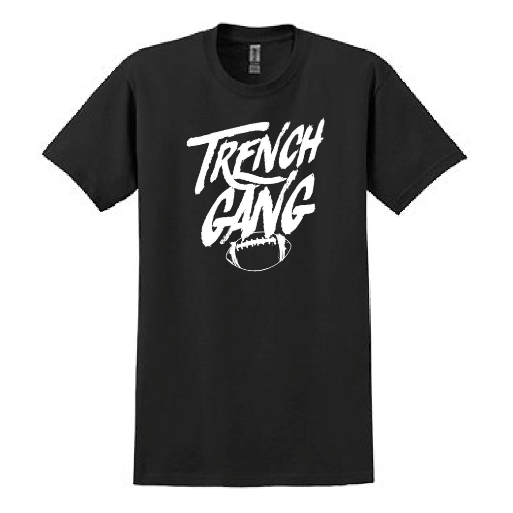 TRENCH GANG (White) - T-Shirt – Lineman Probs