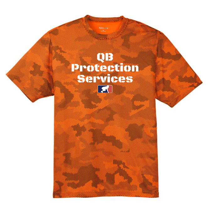 QB PROTECTION SERVICES - Hex Camo Performance Tee – Lineman Probs