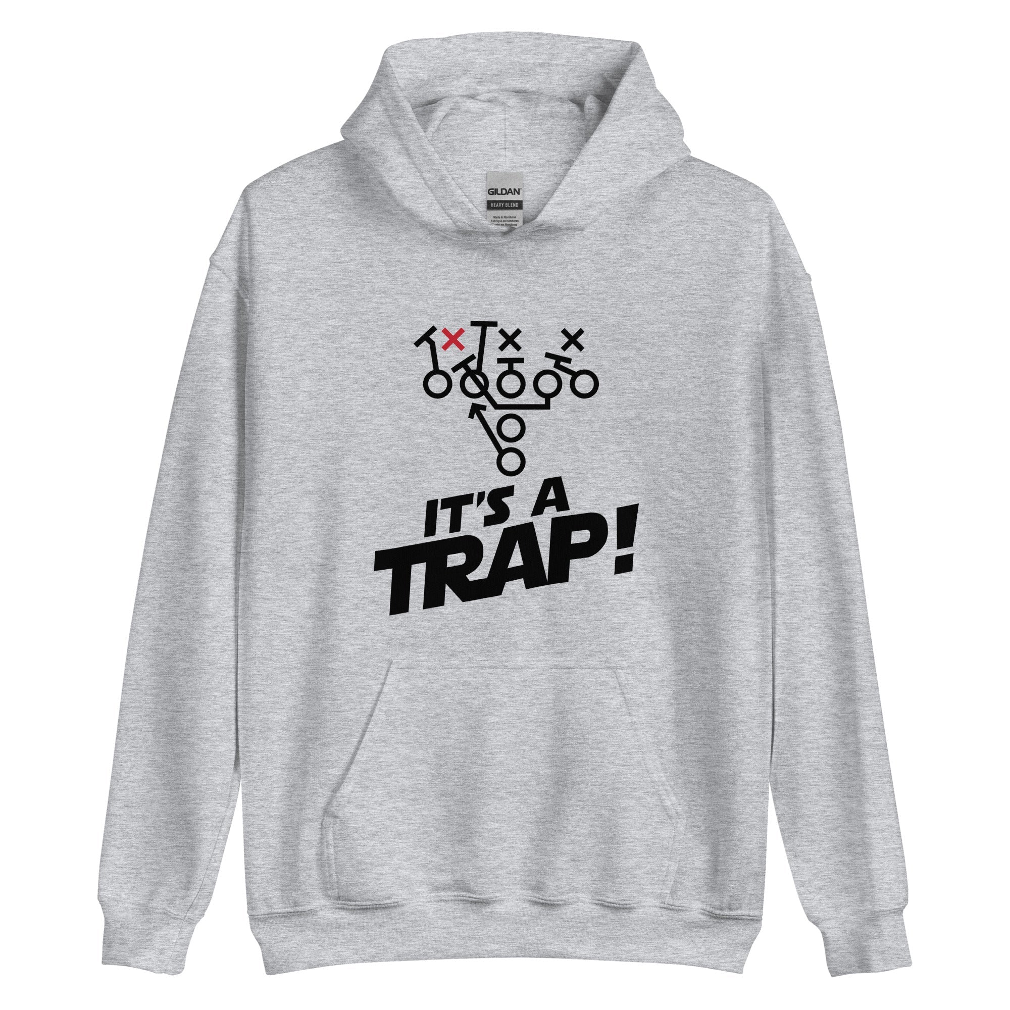 ITS A TRAP! (Black) - Hoodie – Lineman Probs
